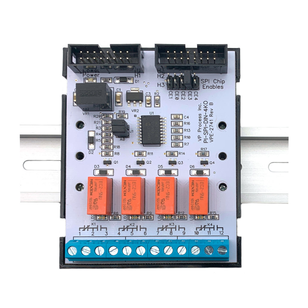 PI-SPI-DIN-4KO Raspberry Pi Digital Output I/O Module – Widgetlords Electronics