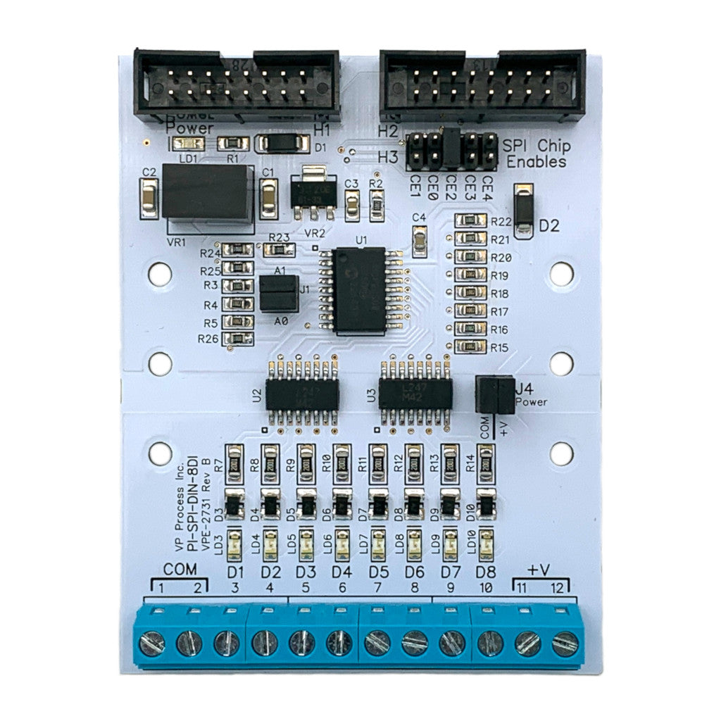 PI-SPI-DIN-8DI Raspberry Digital Input I/O Module – Widgetlords Electronics