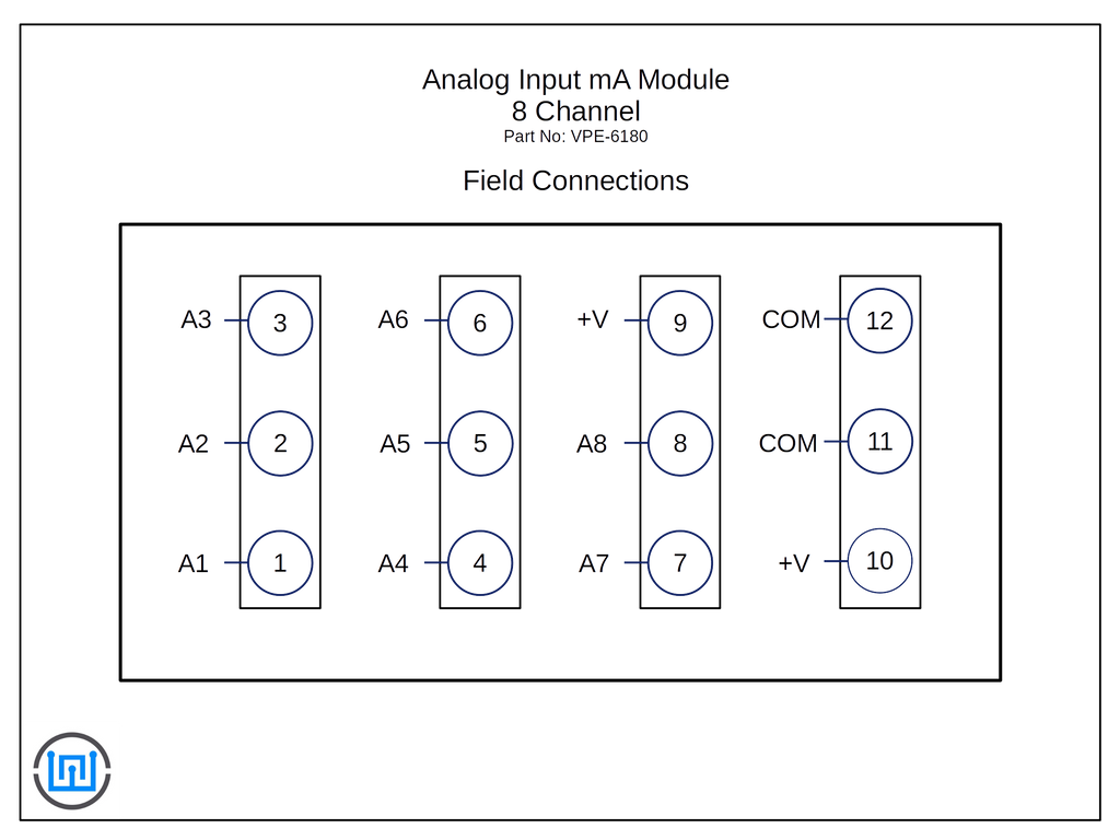 VPE-6180 Analog mA Input I/O Module – Widgetlords Electronics