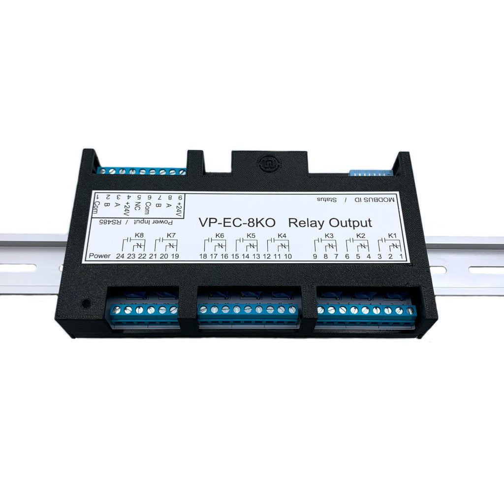 Digital Output I/O Module, 8 Channel Relay SPDT, 10 Amp, RS485, Modbus ...