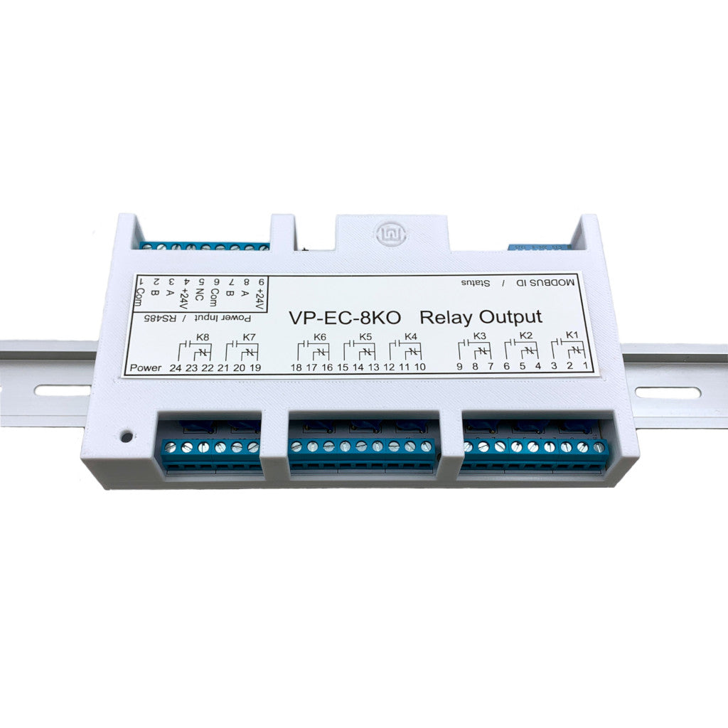Digital Output I/O Module, 8 Channel Relay SPDT, 10 Amp, RS485, Modbus ...