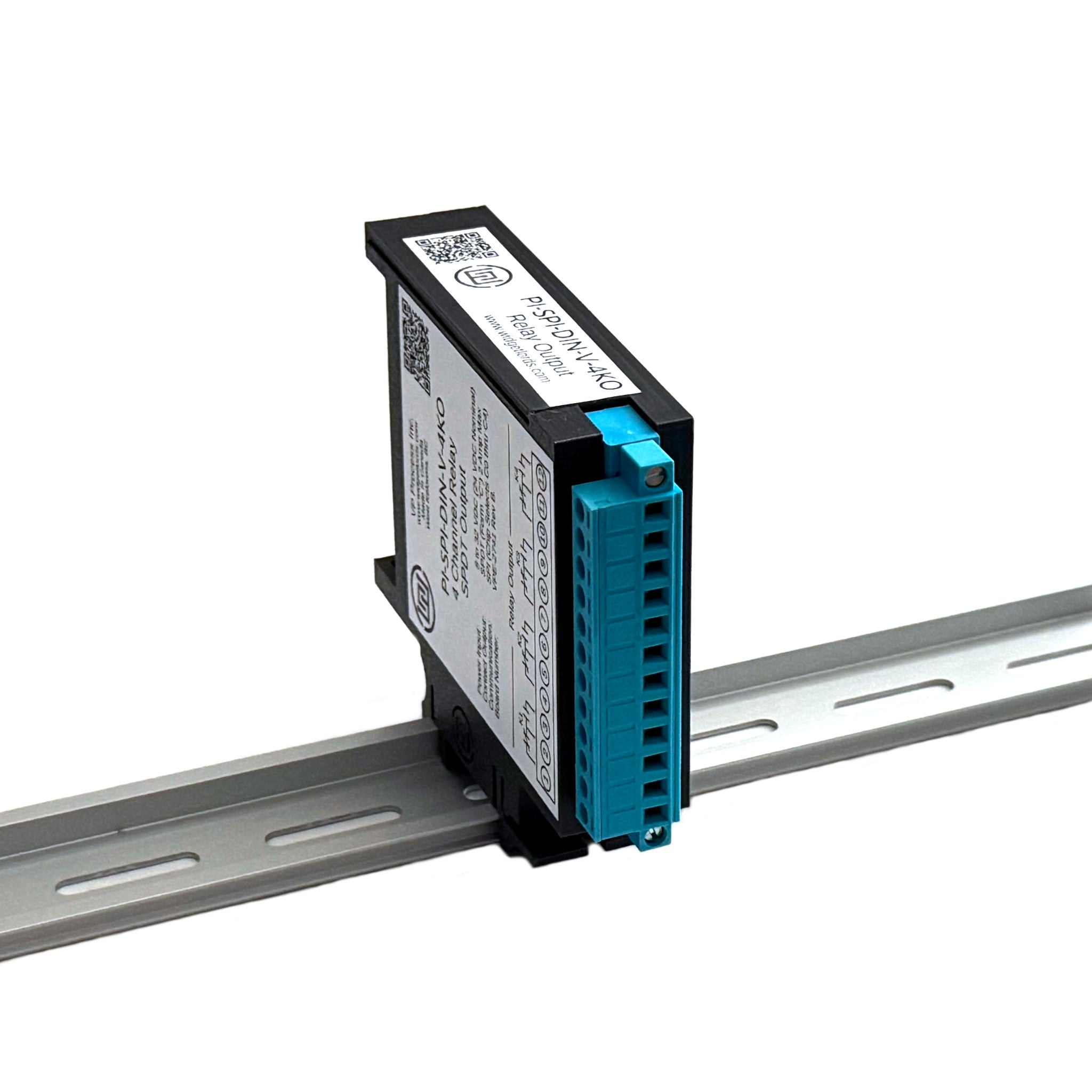 PI-SPI-DIN-4KO Raspberry Pi Digital Output I/O Module – Widgetlords Electronics