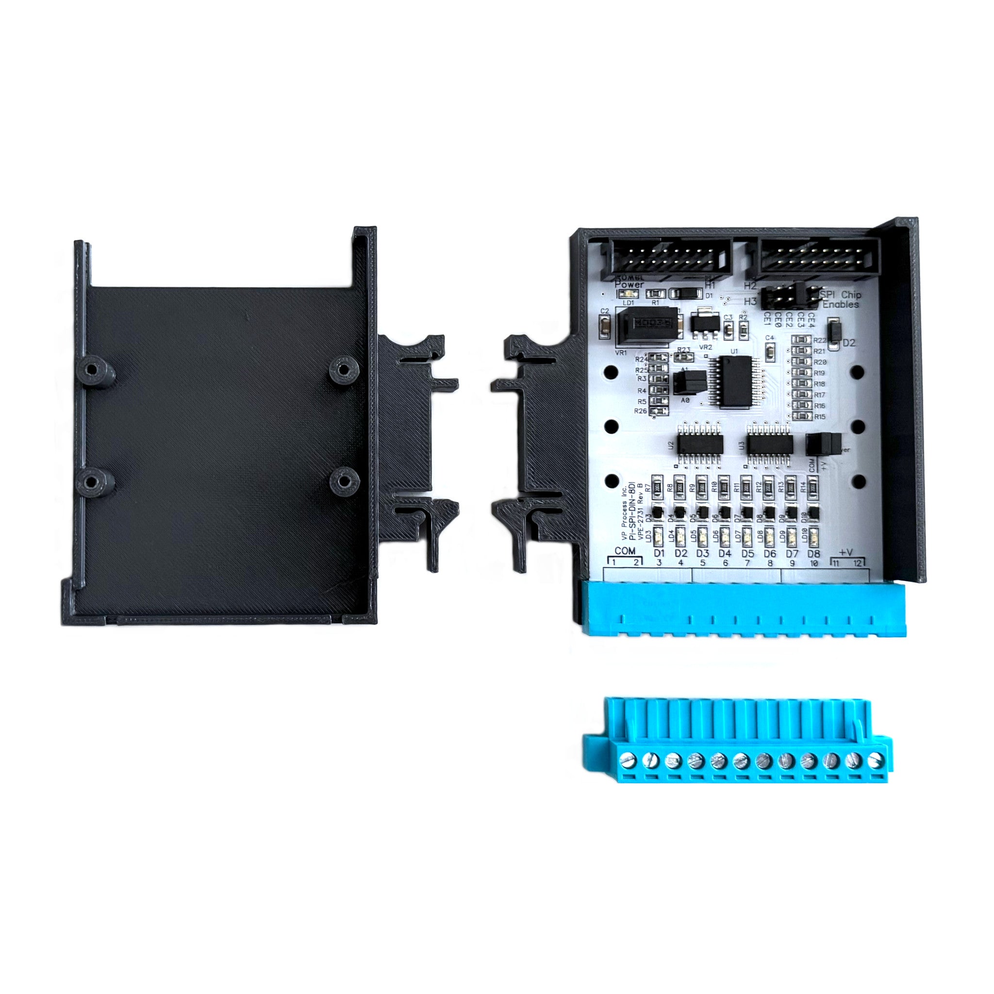 PI-SPI-DIN-8DI Raspberry Digital Input I/O Module – Widgetlords Electronics