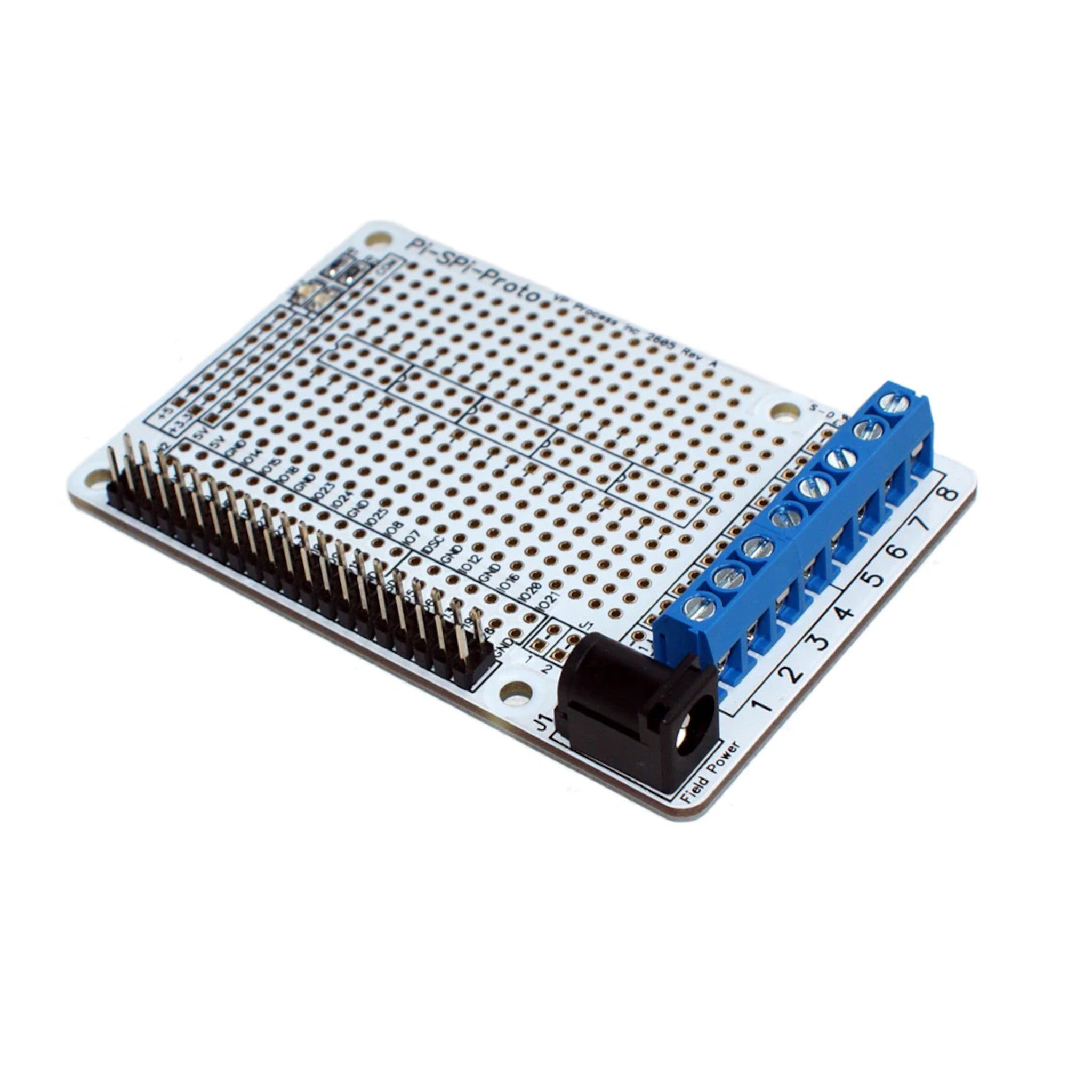 Pi-SPi-PROTO Raspberry Pi Prototyping I/O Module Interface – Widgetlords Electronics