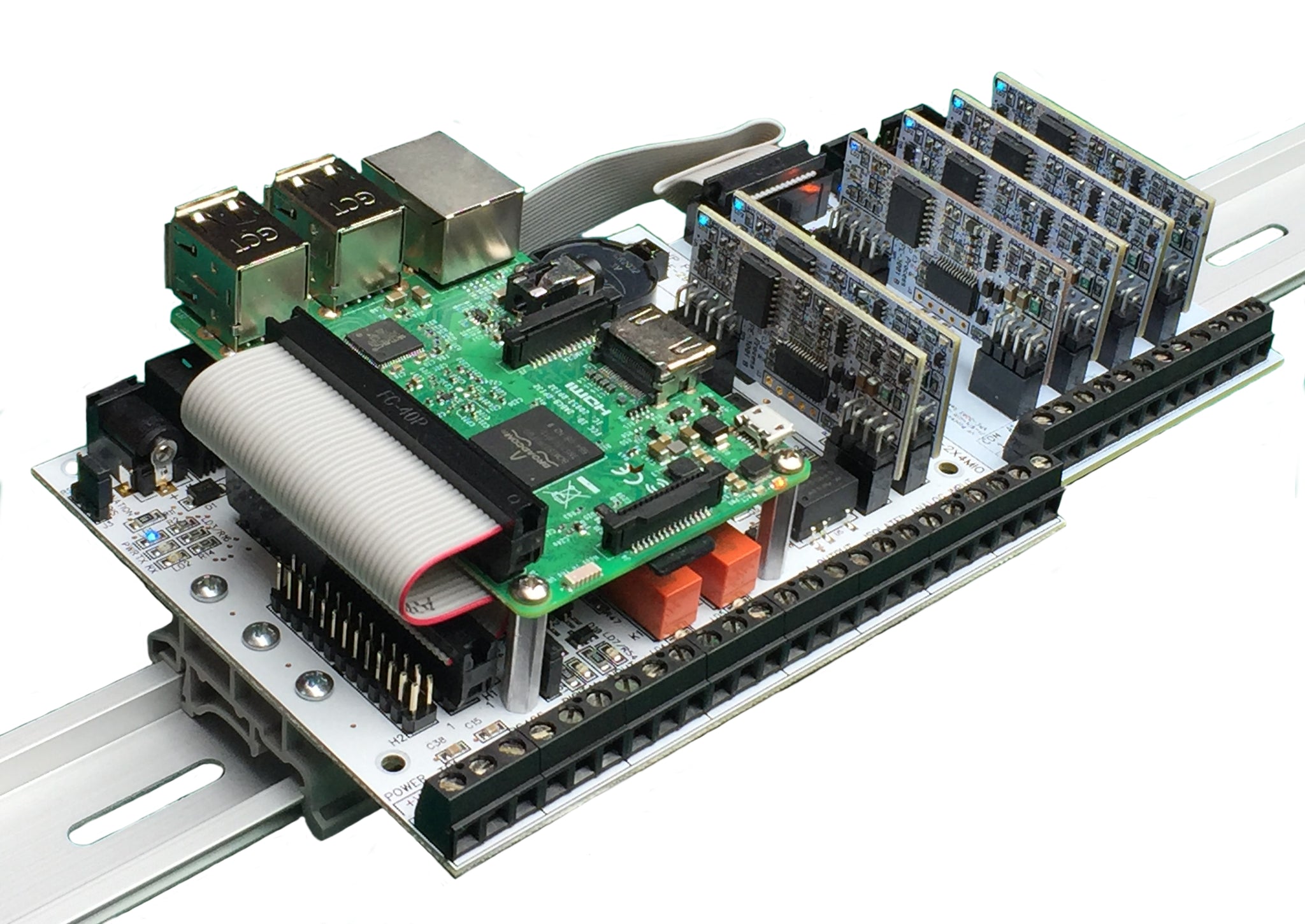 Pi Spi Din 2x4mio Io Module Widgetlords Electronics