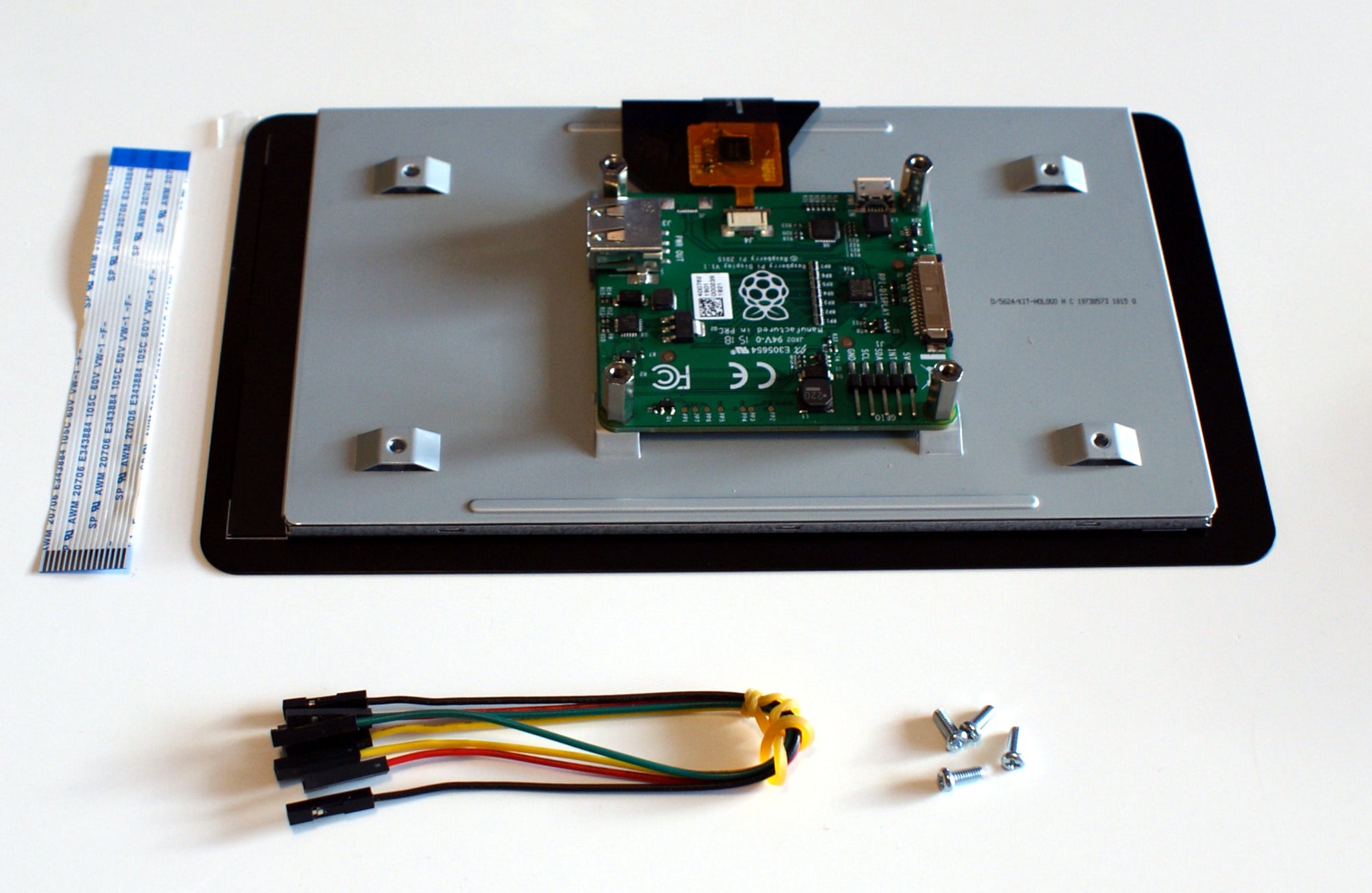 Raspberry Pi 7" LCD Display Ribbon Cable Extension Kit – Widgetlords ...