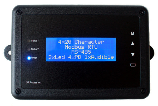 Modbus 4x20 LCD Display RS485, LED Indicators, Audible – Widgetlords Electronics